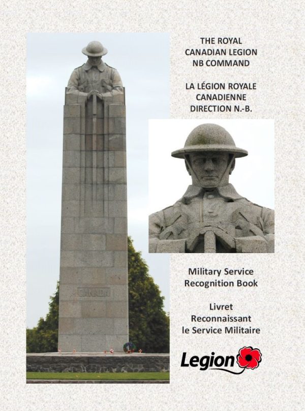 Military Service Recognition Book – Royal Canadian Legion New Brunswick ...