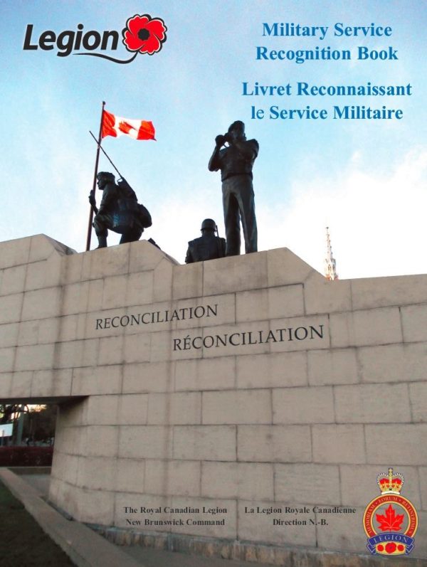 Military Service Recognition Book – Royal Canadian Legion New Brunswick ...