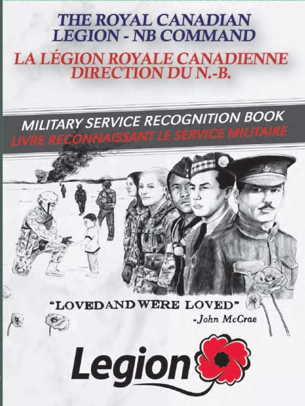 Military Service Recognition Book – Royal Canadian Legion New Brunswick ...
