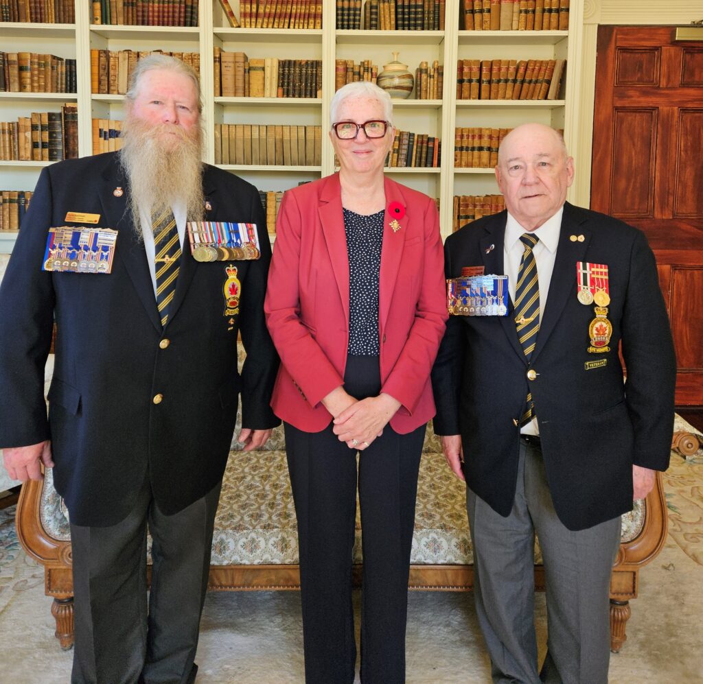 NB Command presents 1st Poppy – Royal Canadian Legion New Brunswick Command